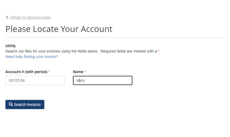Online Utility Payment Instructions City Of Maumee